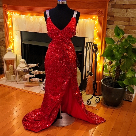 Light In The Box | Dresses | Ruby Sequin Gown | Poshmark